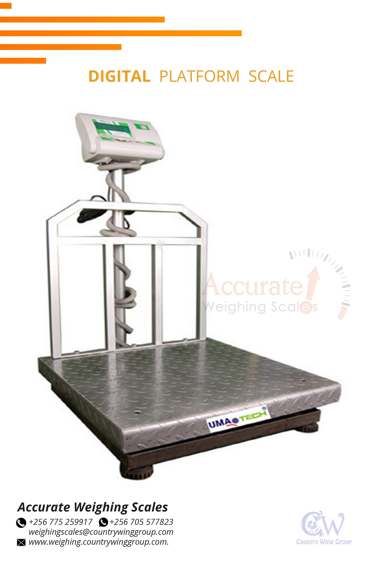 digital heavy-duty platform weighing scales suitable for commercial use ...