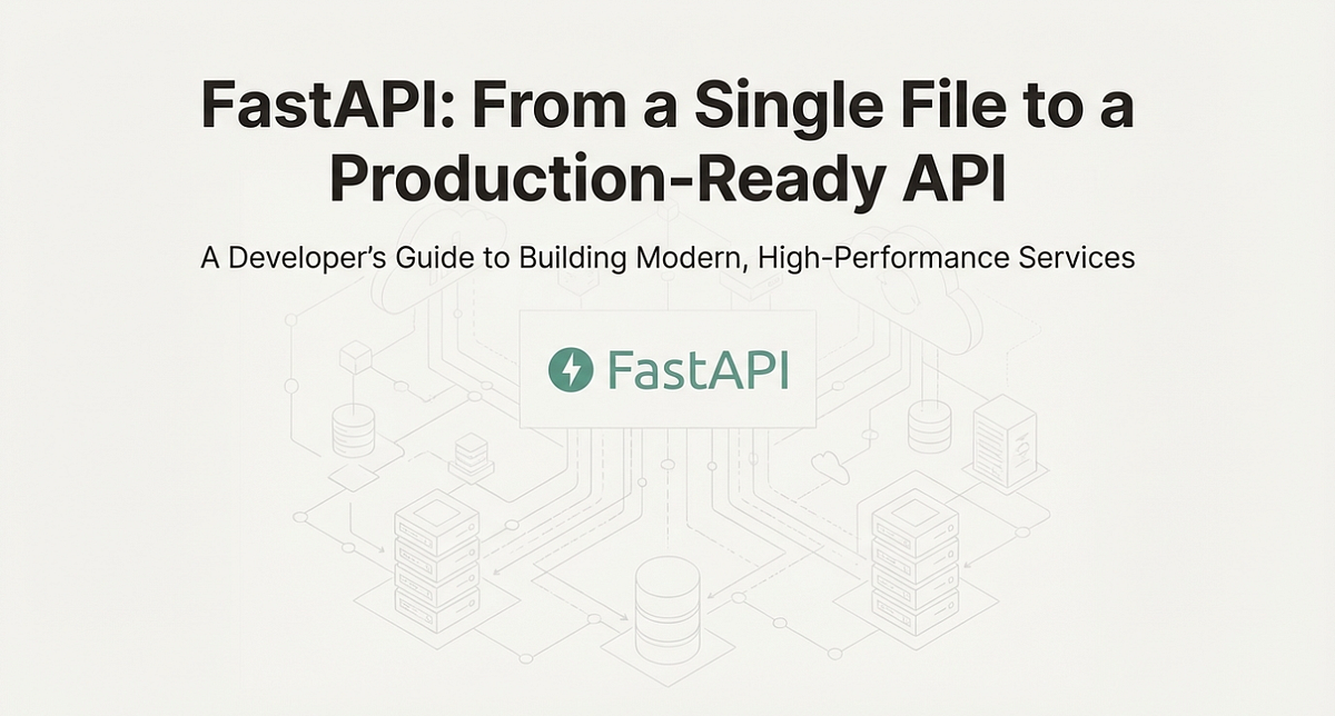 FastAPI: From a Single File to a Production-Ready API | by Tanishk Soni ...