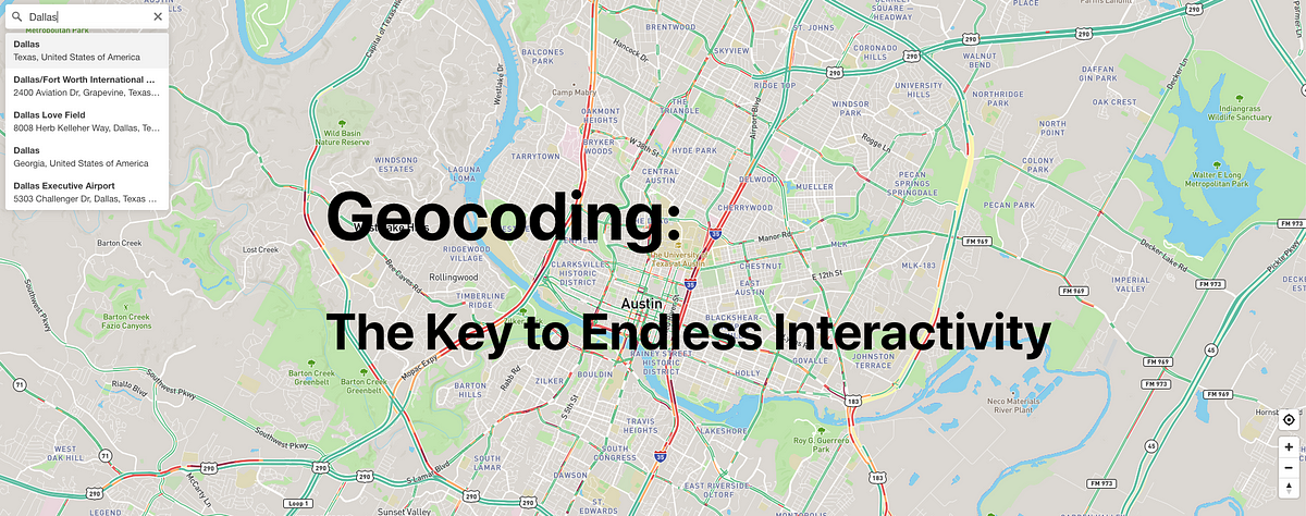 Intro To React Mapbox Gl Js Getting Started With Geocoder By Dallas Bille Better Programming 7419