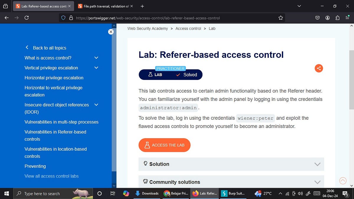 Broken Access Control with Cookies | by Luthfi Sulthany | Dec, 2024 | Medium
