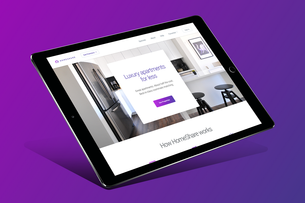 Case study: how HomeShare can boost brand trust with new visual design ...