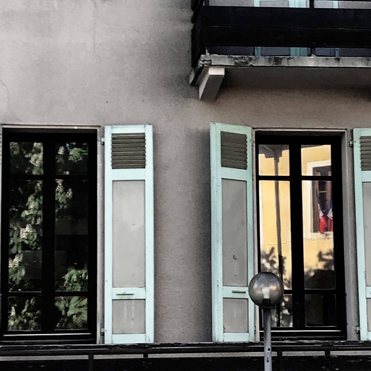 It’s the steps I remember most.. Two people sitting on them, one crying ...