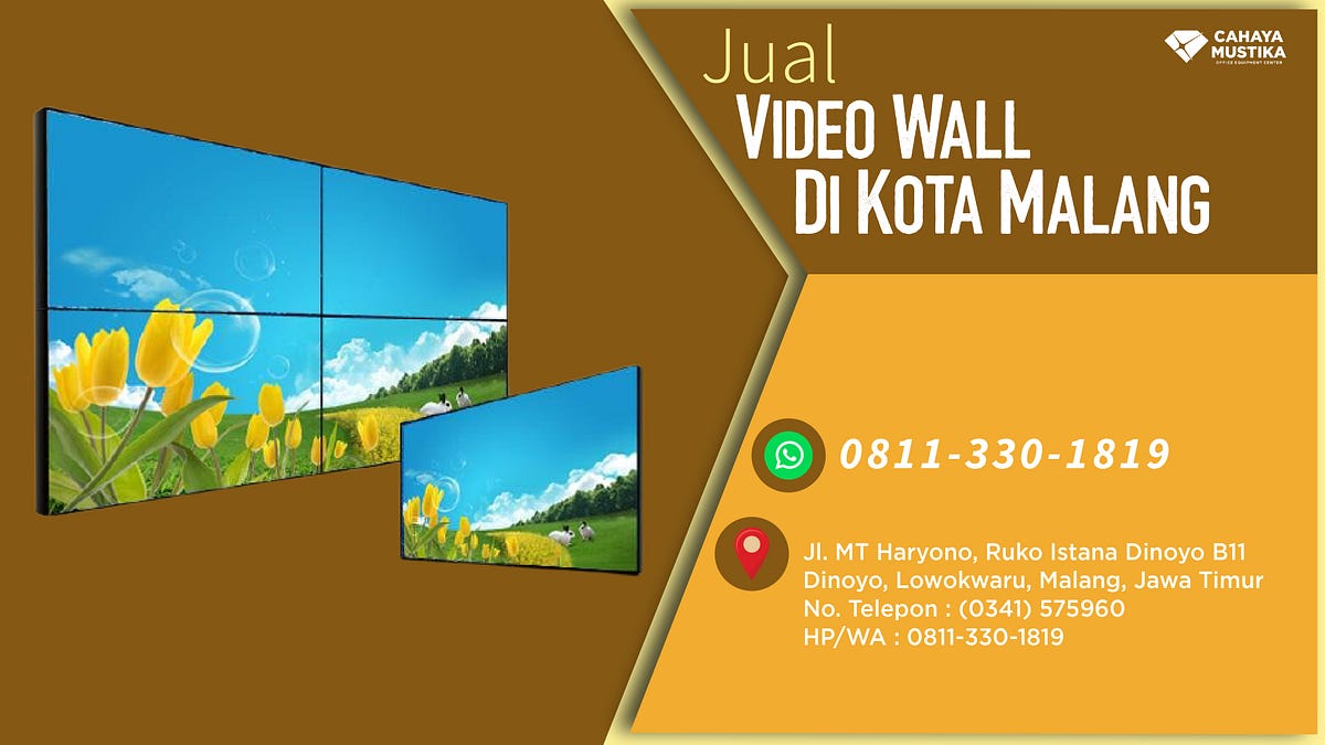 WA 0811 330 1819, Jual Video Wall Indoor di Kota Malang | by Jual ...