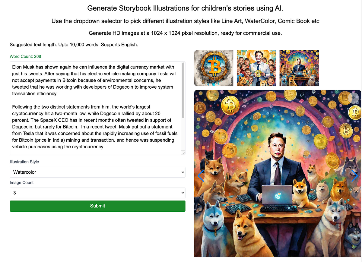 Generate Storybook Illustrations From Any Text Using Ai — Nextjs 14 Template With Openai And 5236