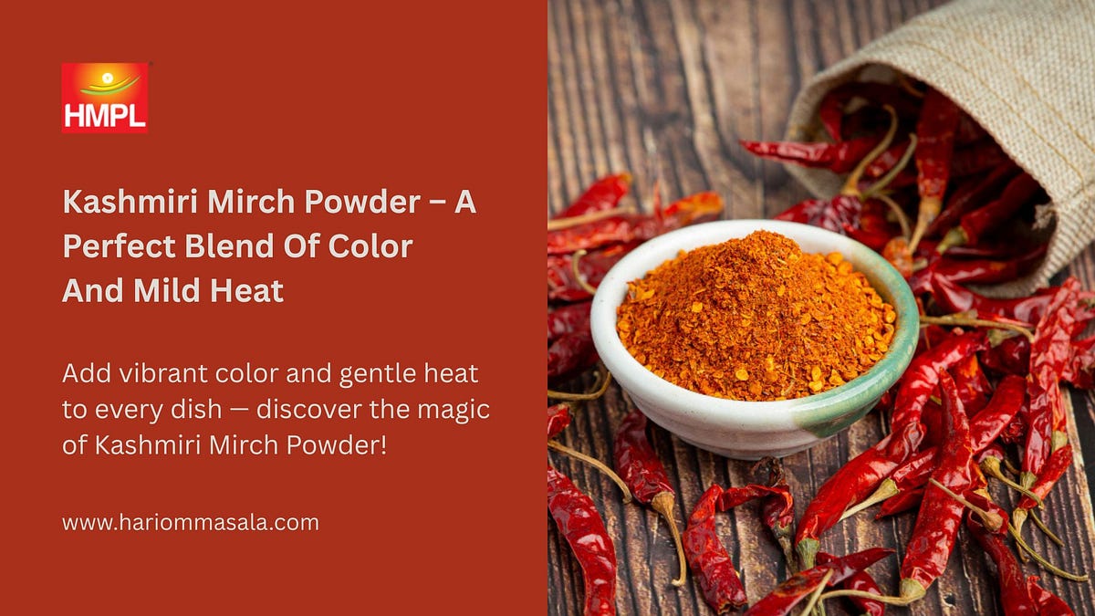 Kashmiri Mirch Powder — A Perfect Blend of Color and Mild Heat - Isha ...