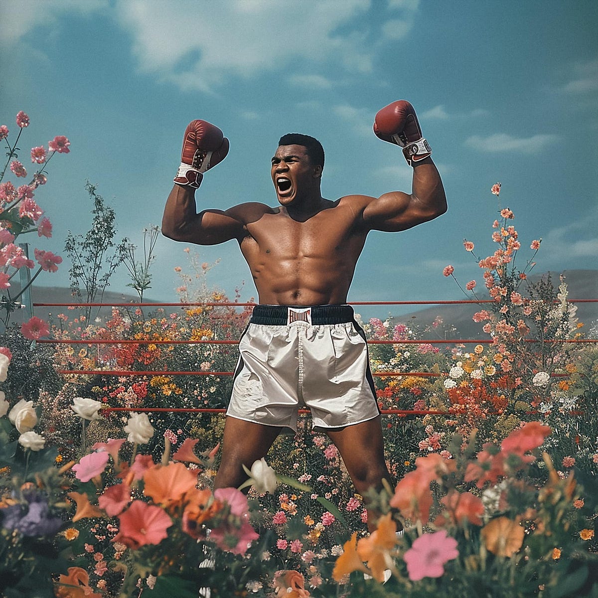 The Greatest Victory: Muhammad Ali Celebrates In His Private Garden ...