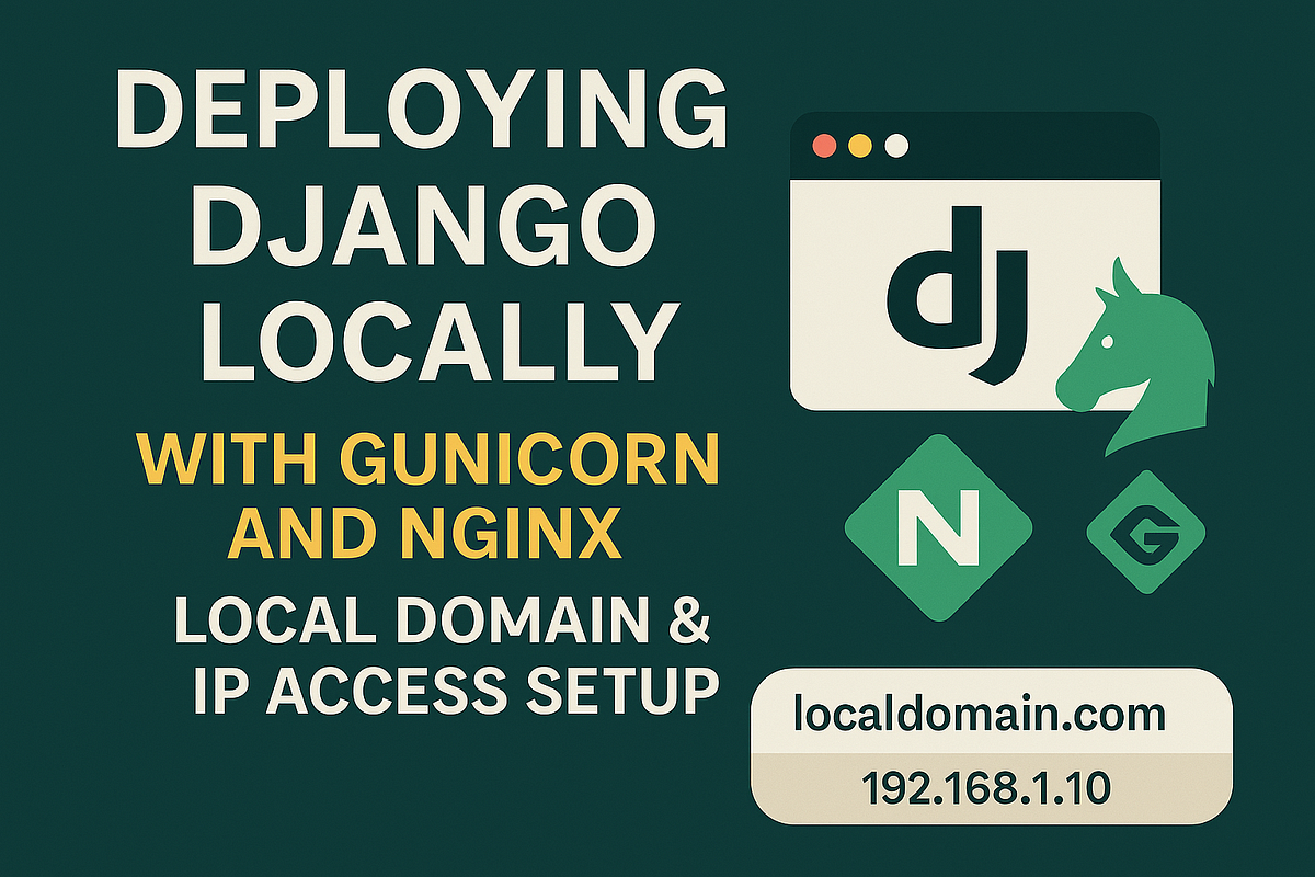 Deploying Django Locally with Gunicorn and Nginx: Local Domain & IP Access Setup | by Rudra ...