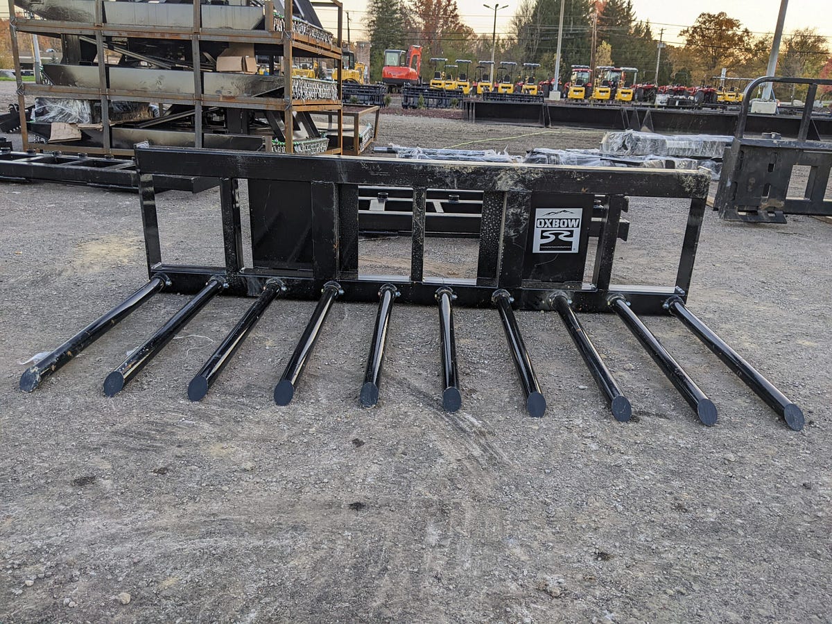 Oxbow 10-Tine Manure Bucket Efficient Handling for Agricultural Waste ...