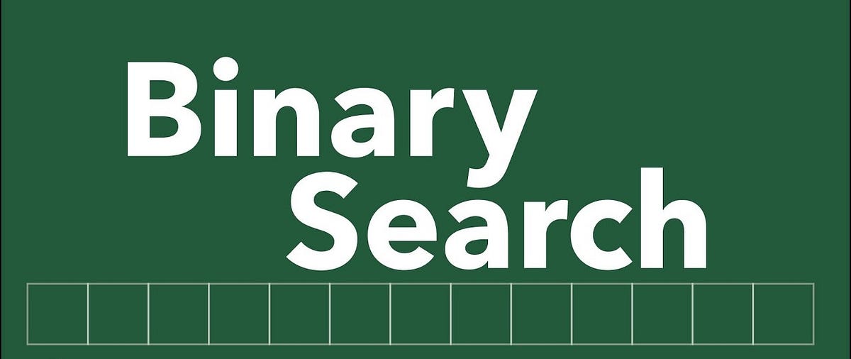 Binary search (pseudo code). Binary search is a fast search… | by ...
