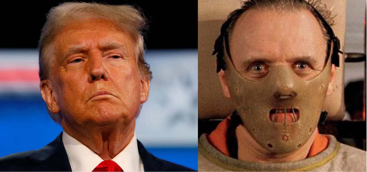 The Late, Great Hannibal Lecter?. Trump’s Fandom for the Villain Makes… | by Evan Jones | Medium