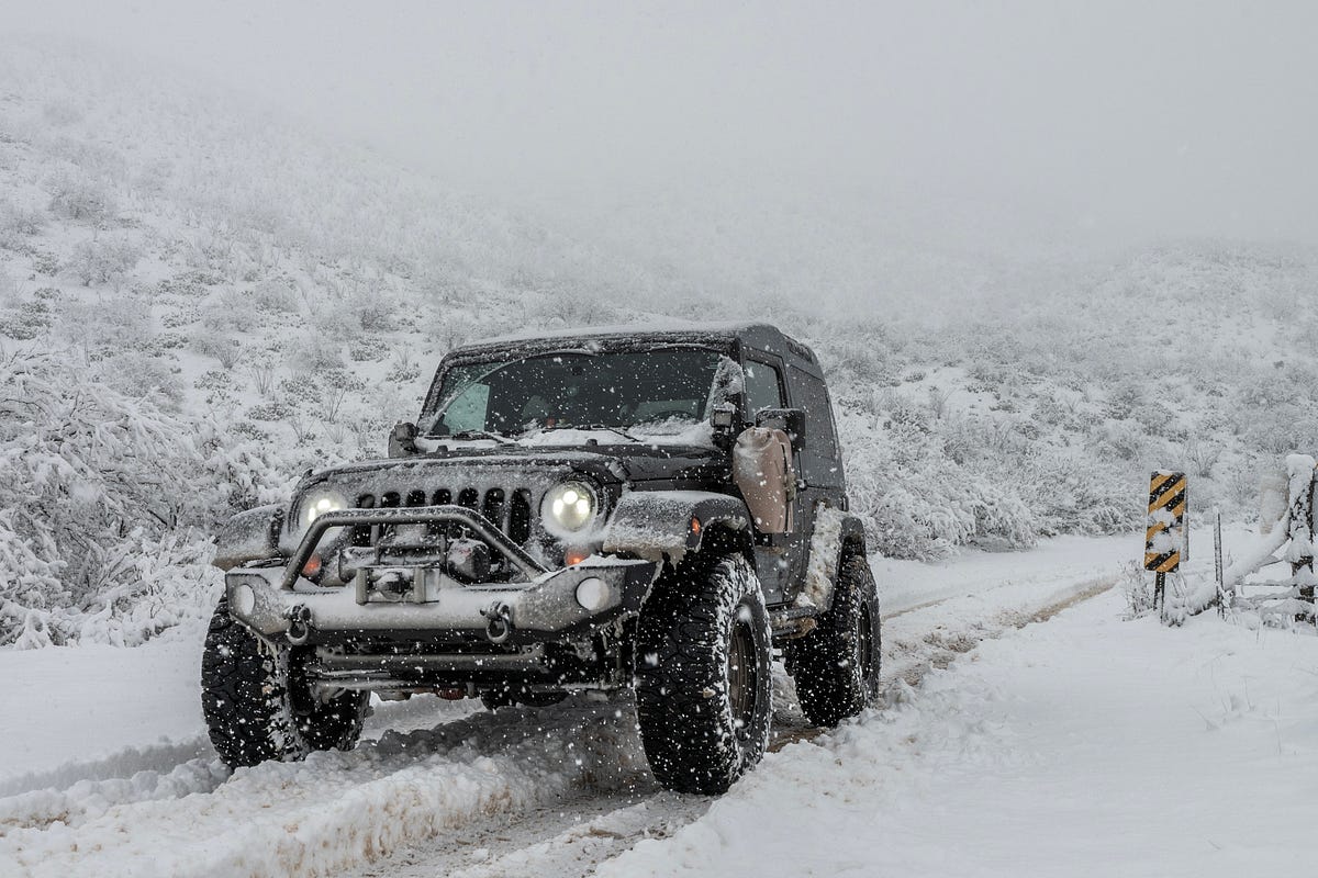 A Surprise Arizona Snow Day Adventure on Box Canyon Road Through the ...