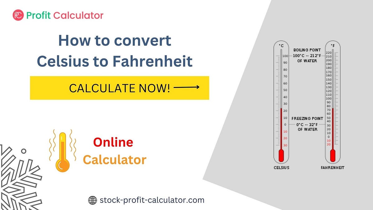 Celsius to Fahrenheit Conversion Made Simple | by Profit Calculator ...