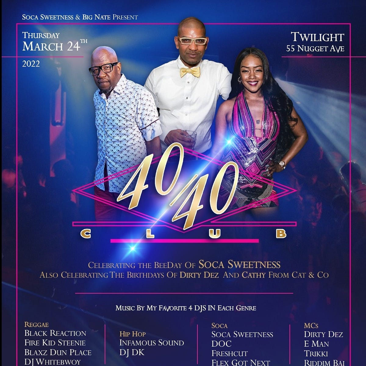 40/40 Club — FREE Before Midnight - TicketGateway - Medium