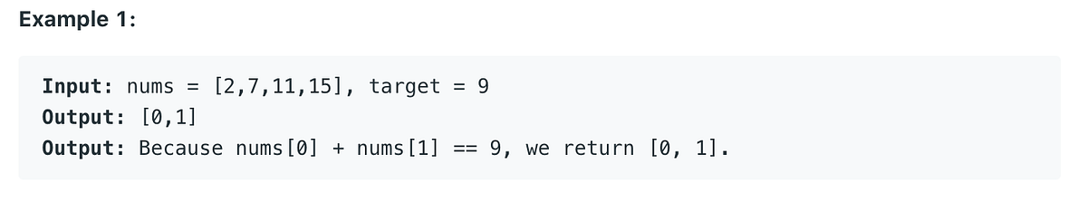 Solving the two sum algorithm. Perhaps one of the most common… | by Tim ...