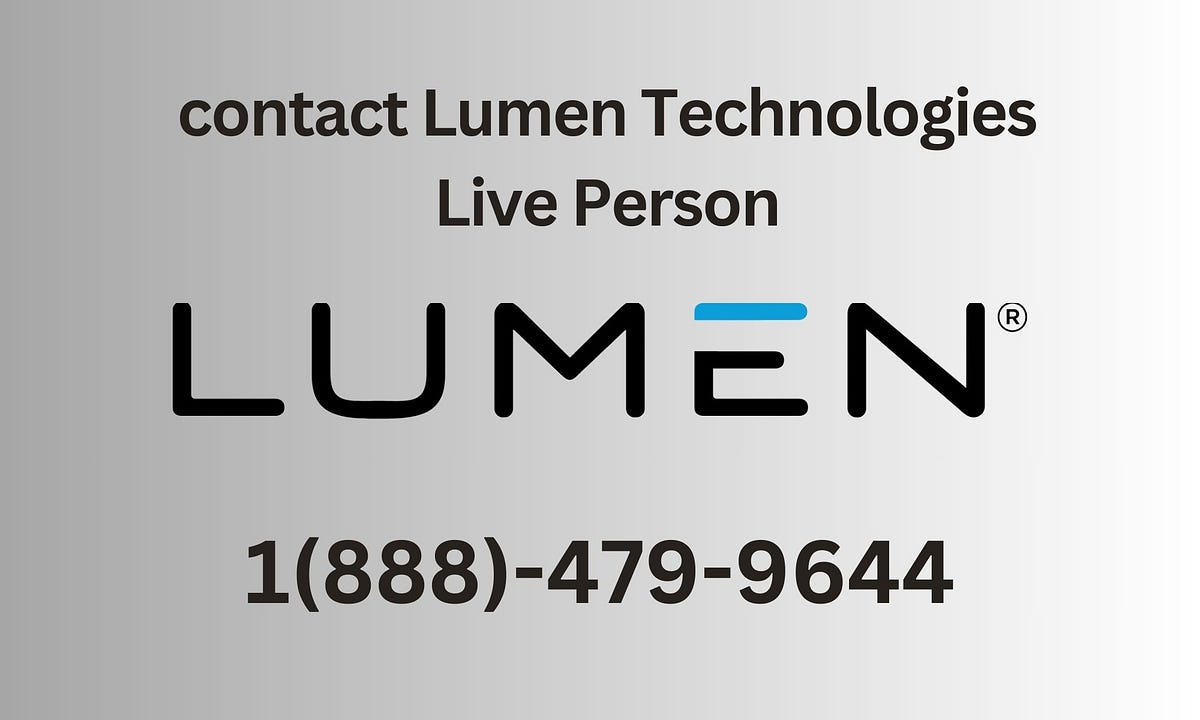 How To Contact Lumen Technologies Live Person? | by Live person | Sep, 2023 | Medium