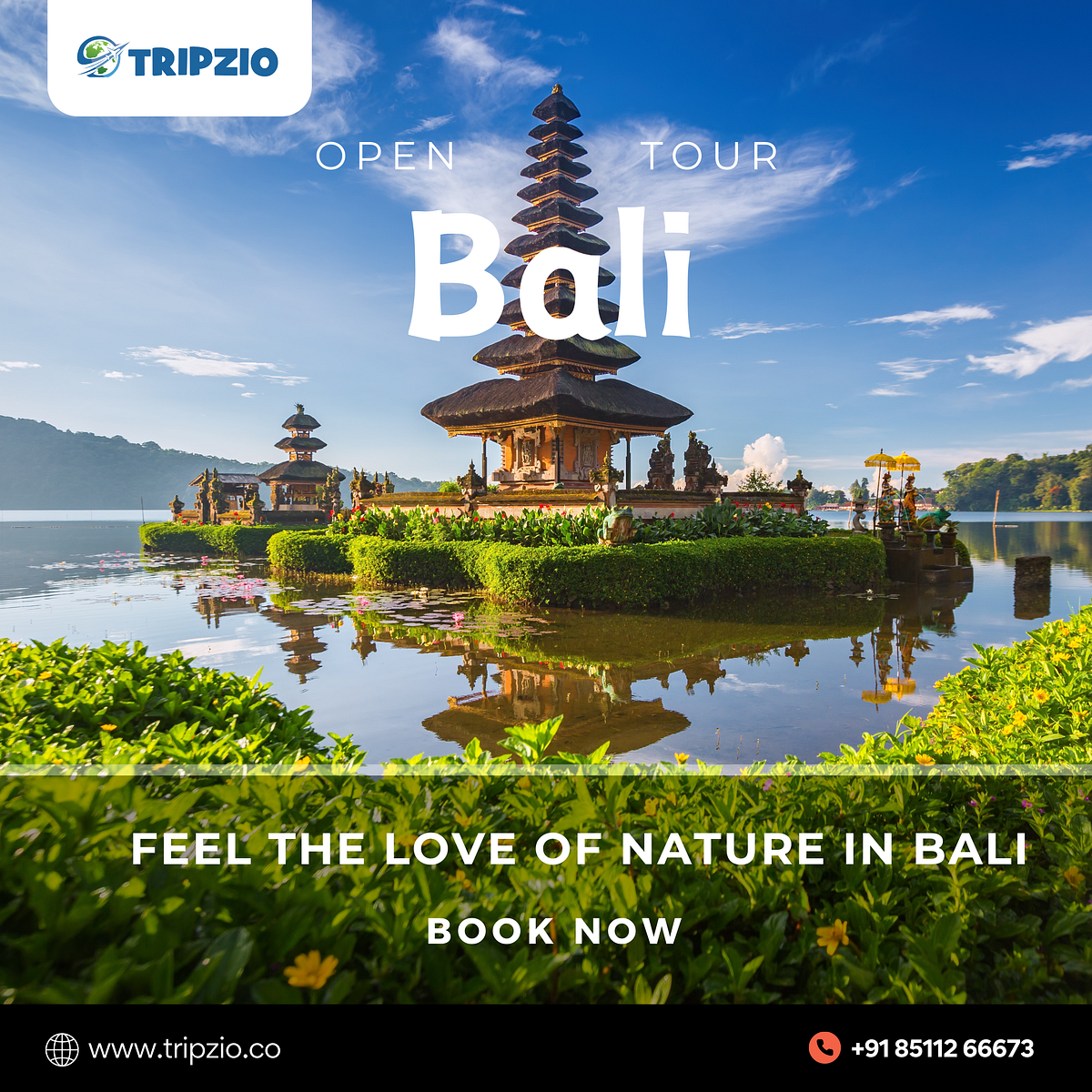 Escape to the serenity of Bali and feel the love of nature all around ...