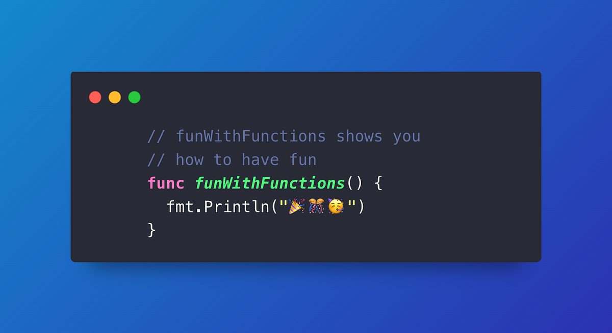 Mastering Functions in Go: A Beginner’s Guide to Advanced Topics | by Thomas Langhorst | Stackademic