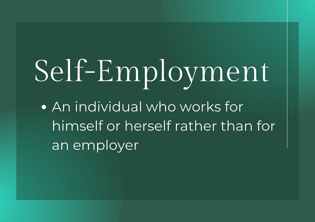 What Is Self Employment Medium