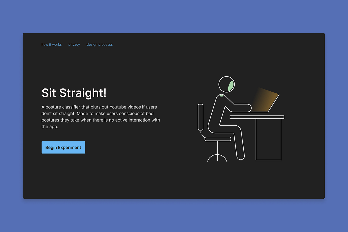 Sit Straight! — Encouraging a good sitting posture. | by Atharva Patil ...