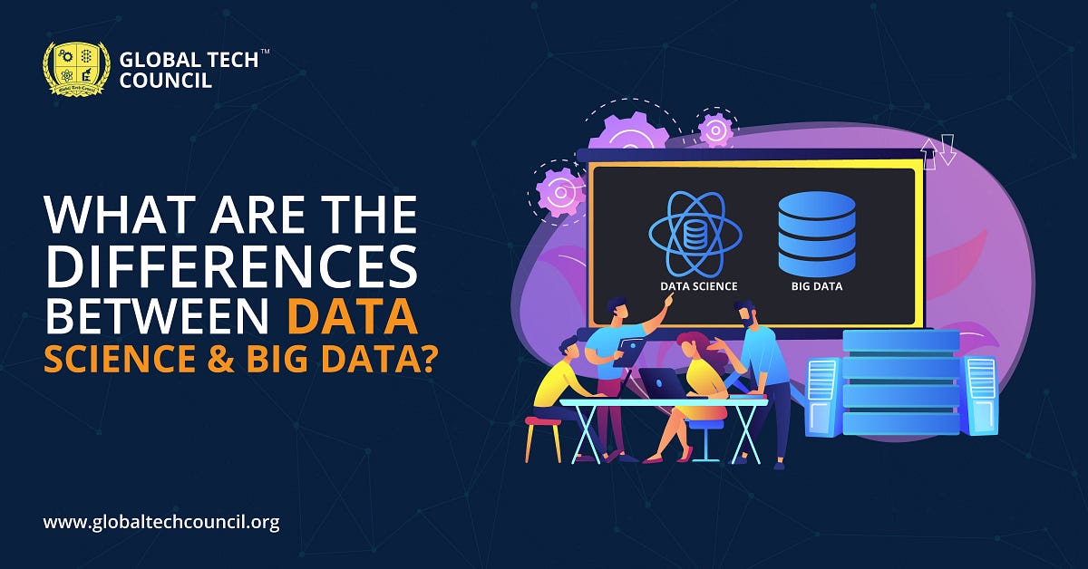 What Are The Differences Between Data Science And Big Data By Robert Smith Medium