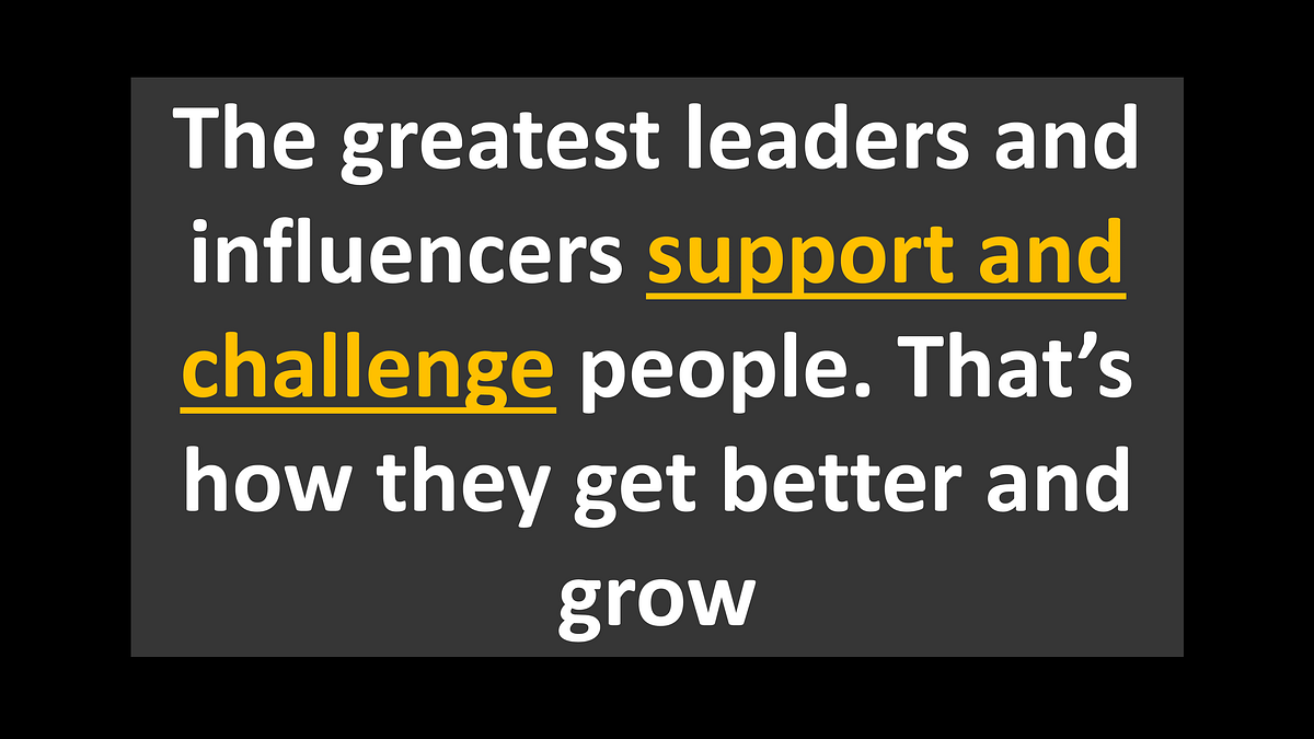Support and Challenge — The Essence of Professional Growth | by Enrique ...