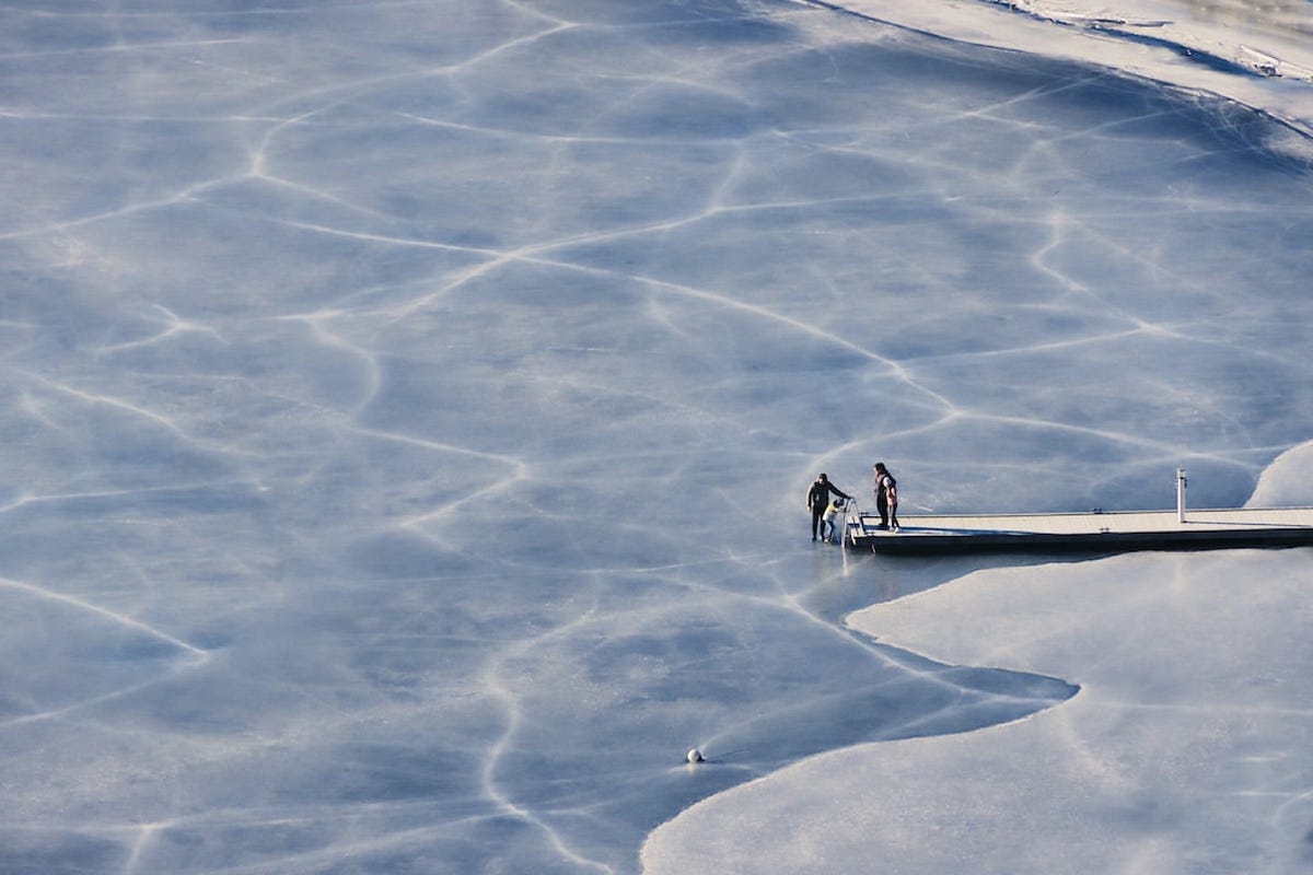 A boat on top of an ice sheet - Oğuz Akbaş - Medium