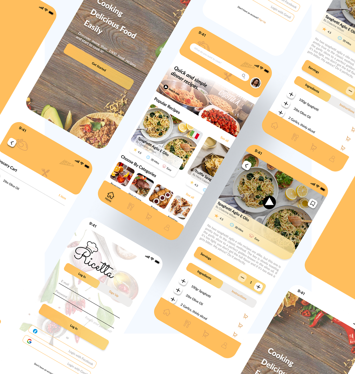 Food Recipe Application — “Ricetta” Case Study | by Tarlitha Gracia ...