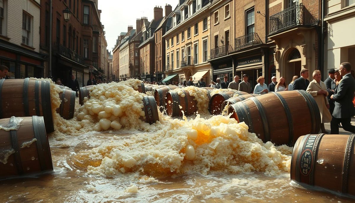 The Great Beer Flood of 1814: London’s Sudsy Disaster | by john darling ...