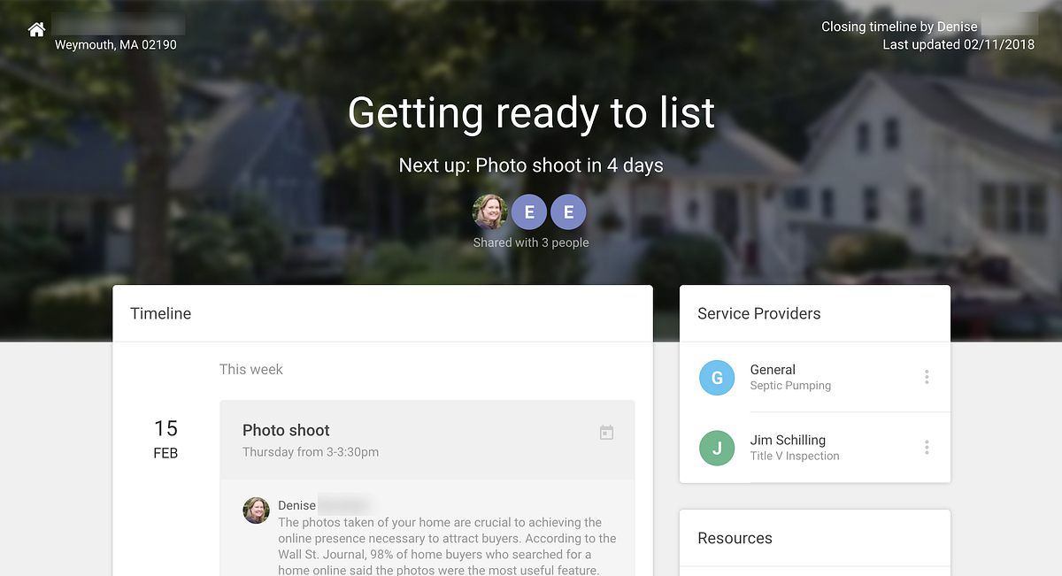 Folio: Listing Timelines. Example of the research and design… | by Itai ...