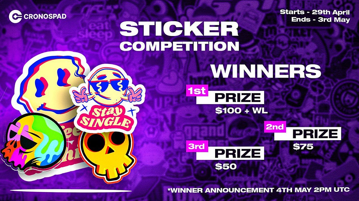 Sticker Competition. Let the fun game begin. | by Cronos Pad | Medium