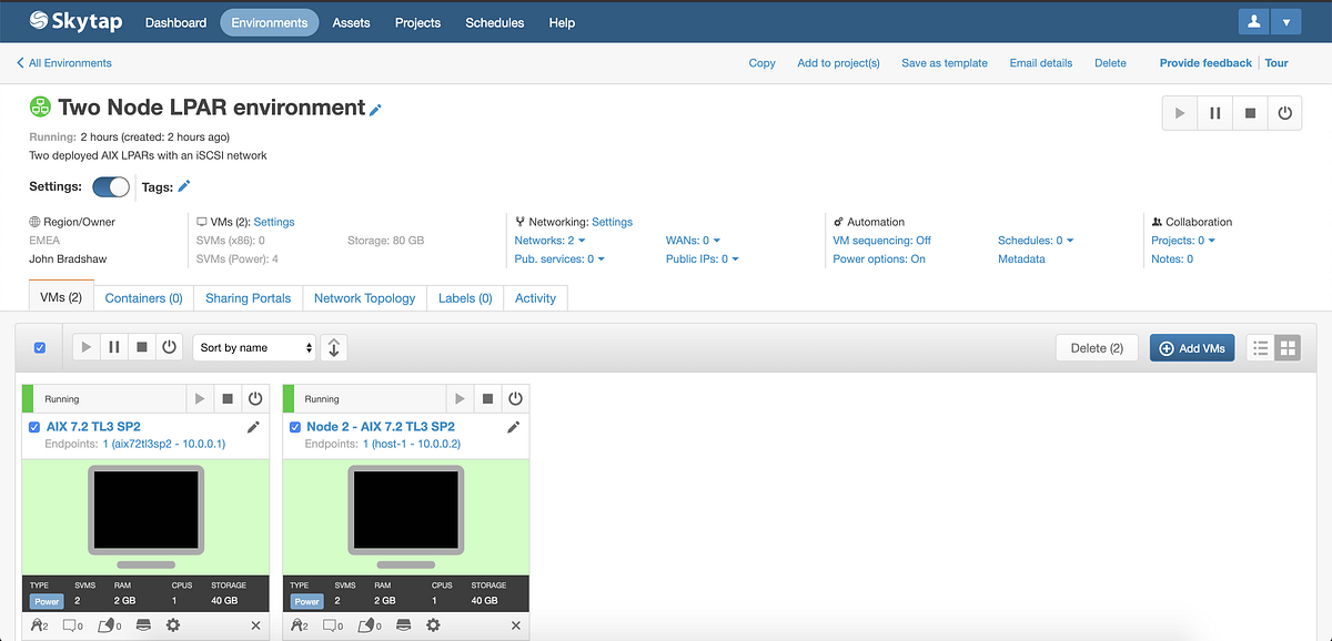 Using Terraform to create IBM AIX 7.2 LPARs in the Skytap Cloud | by ...
