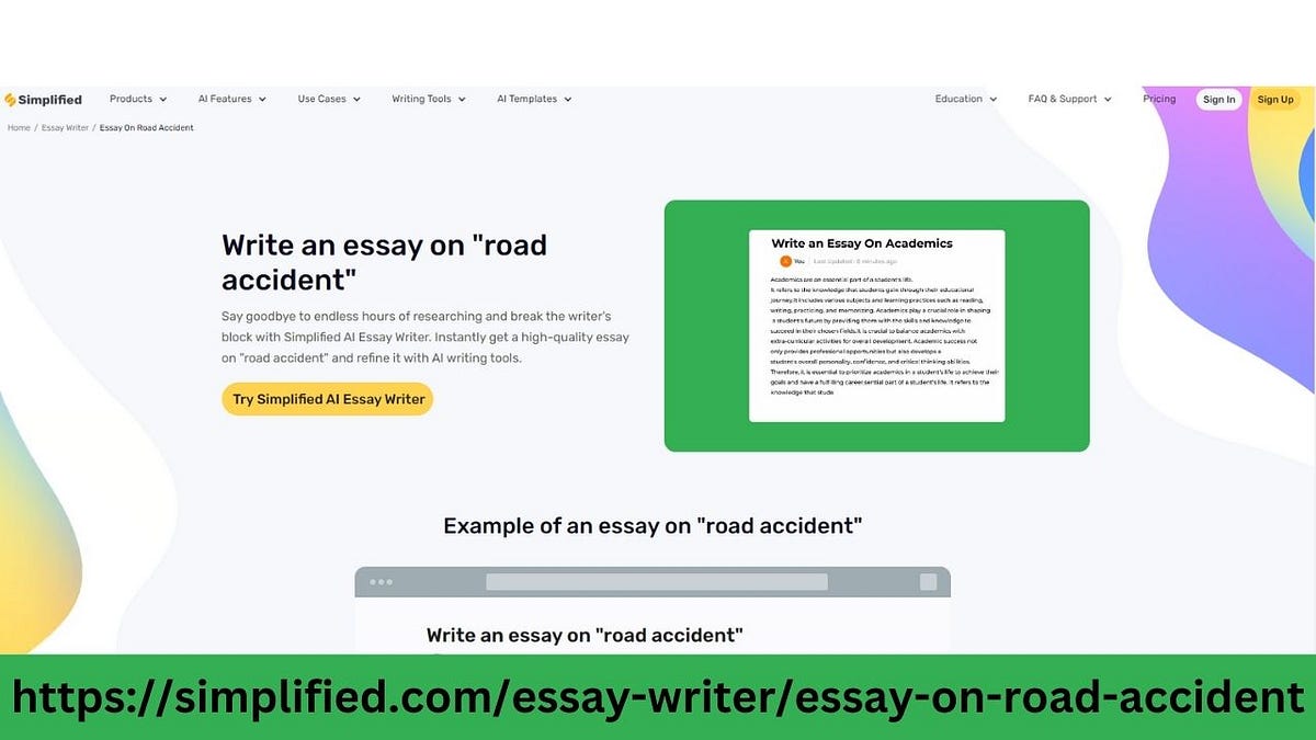 Road Accident Essay Writer. Reflecting on Road Safety: Road… | by Road ...