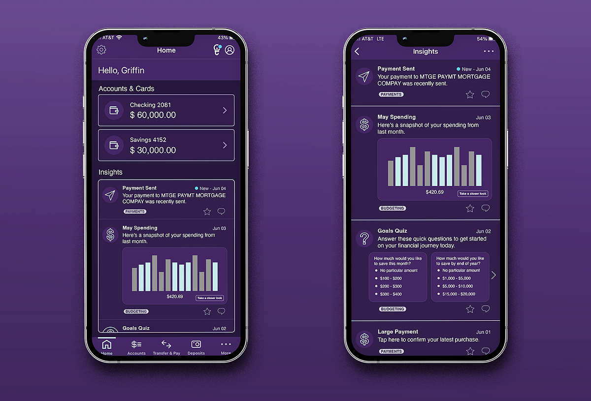 Truist Banking App — Improved Insights | by Griffin DeJoy | Medium
