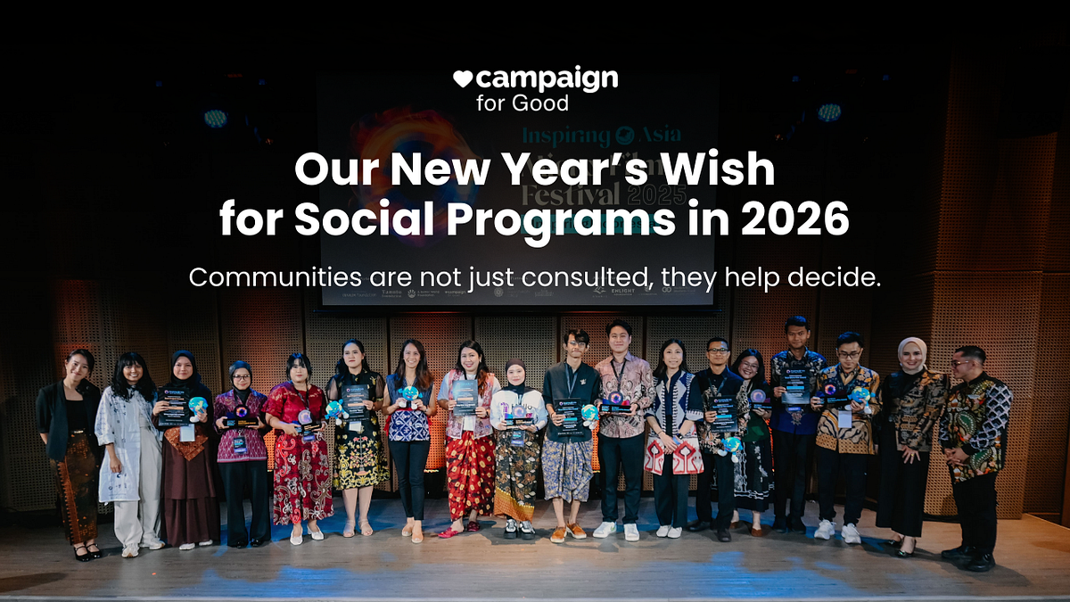 A Message from the CEO of Campaign for Good: Our New Year’s Wish for ...