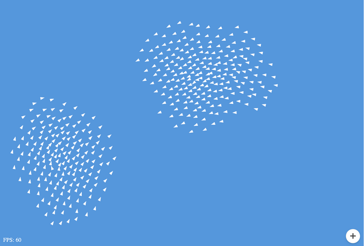 Implementing Boids Algorithm On Canvas By Luuu Xu Medium