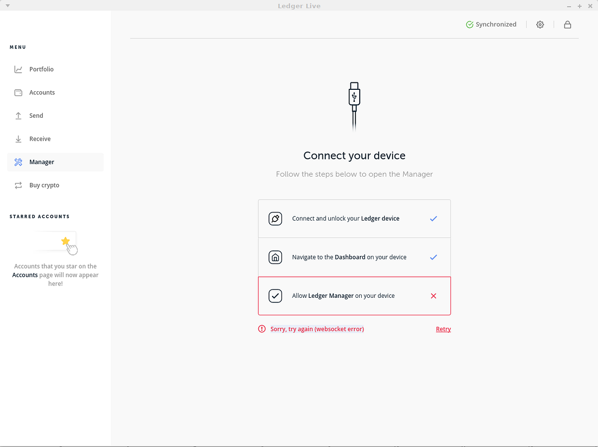 WEBSOCKET ERROR IN LEDGER LIVE - James Franklin - Medium