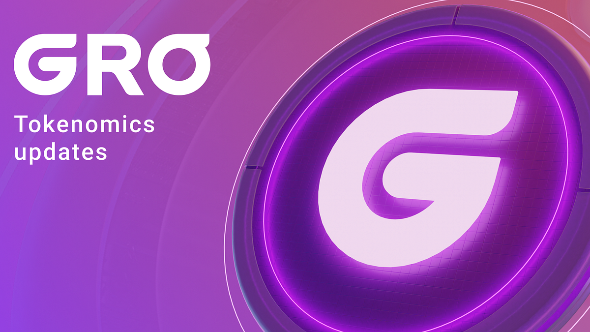 Gro Renewed - Part 1: $GRO Tokenomics | Gro DAO