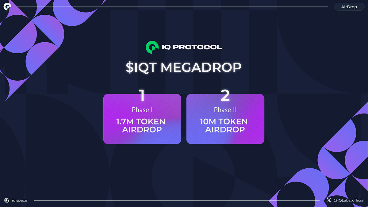 IQ Protocol announces $IQT MEGADROP Campaign | by QHUB | QHUB | Medium