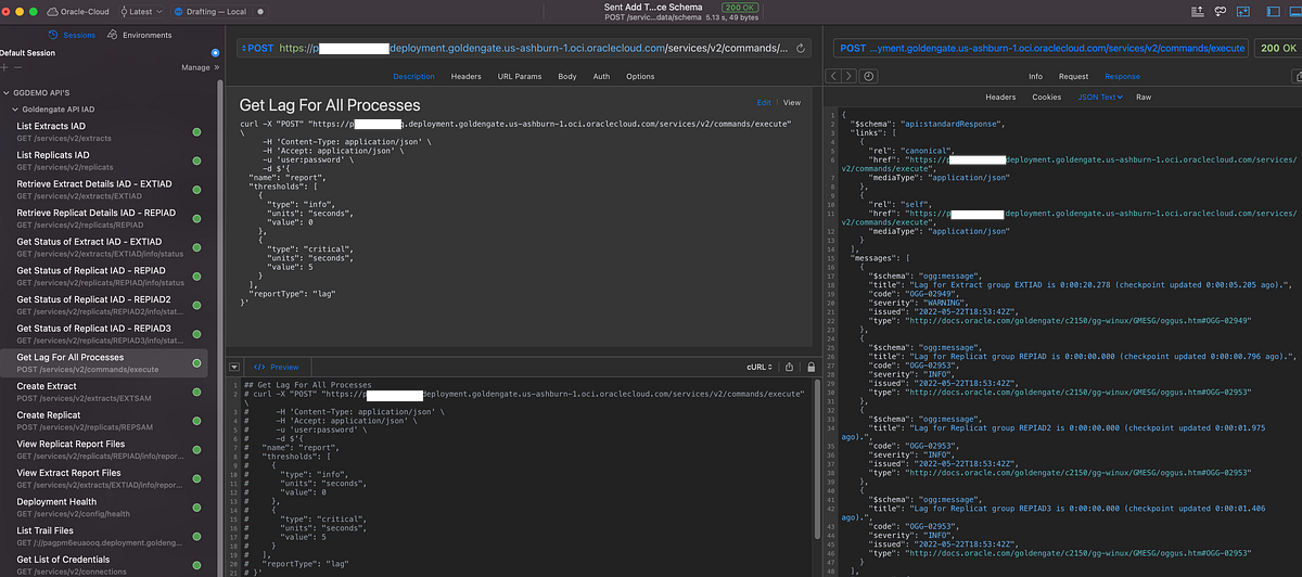 20 Most Useful APIs for Managing Your Oracle Goldengate 21c Deployment ...