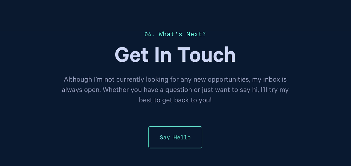 Creating a Contact Page with React, Tailwind CSS, and Google Sheets. | by Caden Chen | Towards Dev