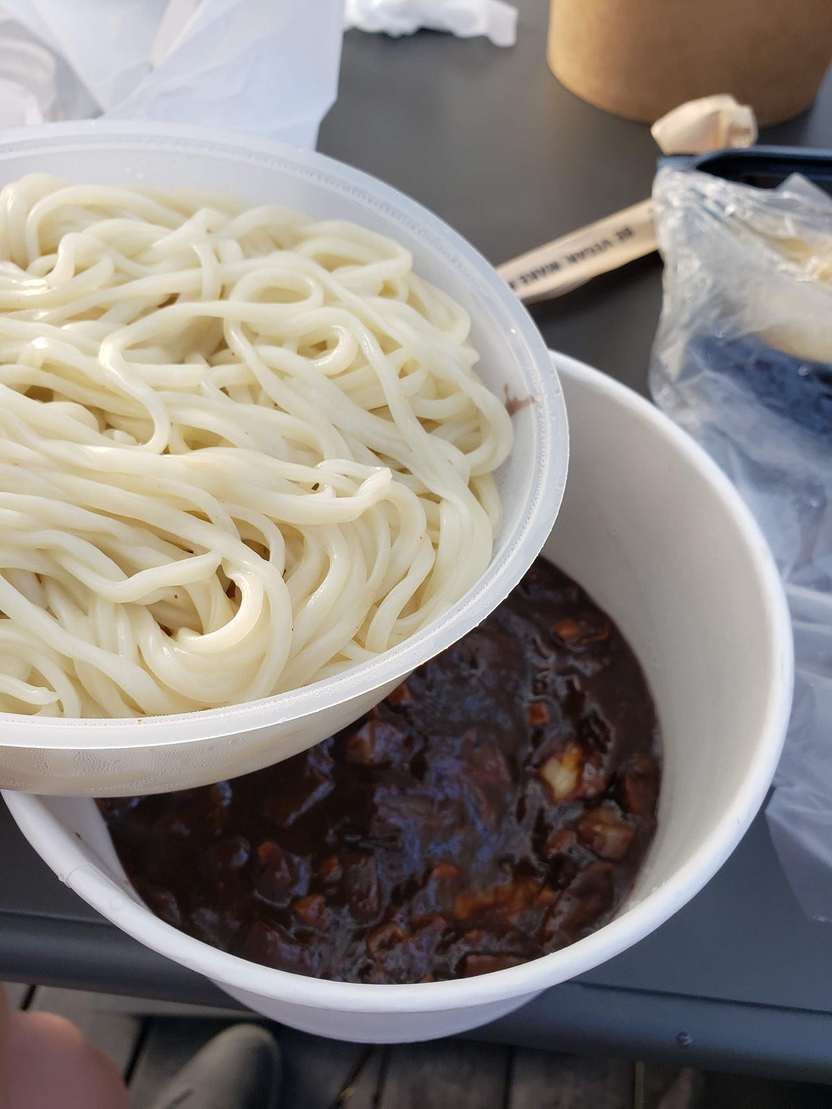 Jajang Myeon (자장면). At first glance, this dish does not… | by Connie ...