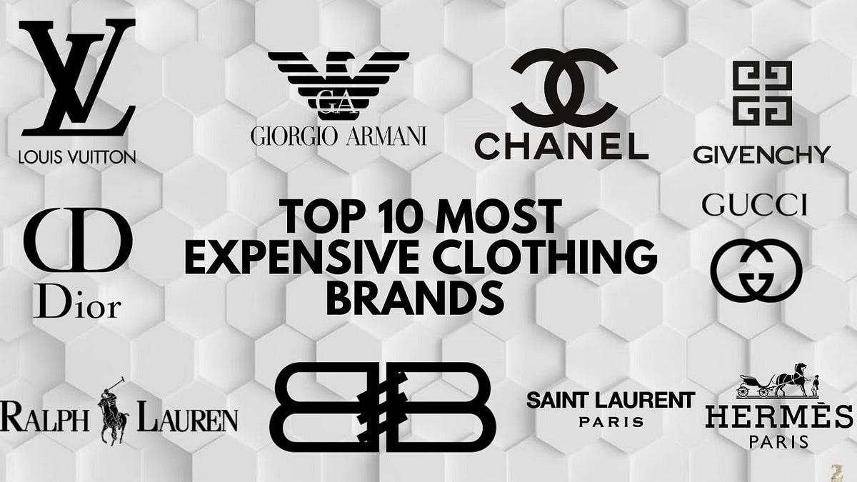 High end fashion brands store