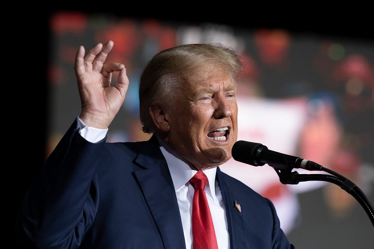 Donald Trumps’ Rhetoric is Evil Genius | by sophia melton | Oct, 2023 ...