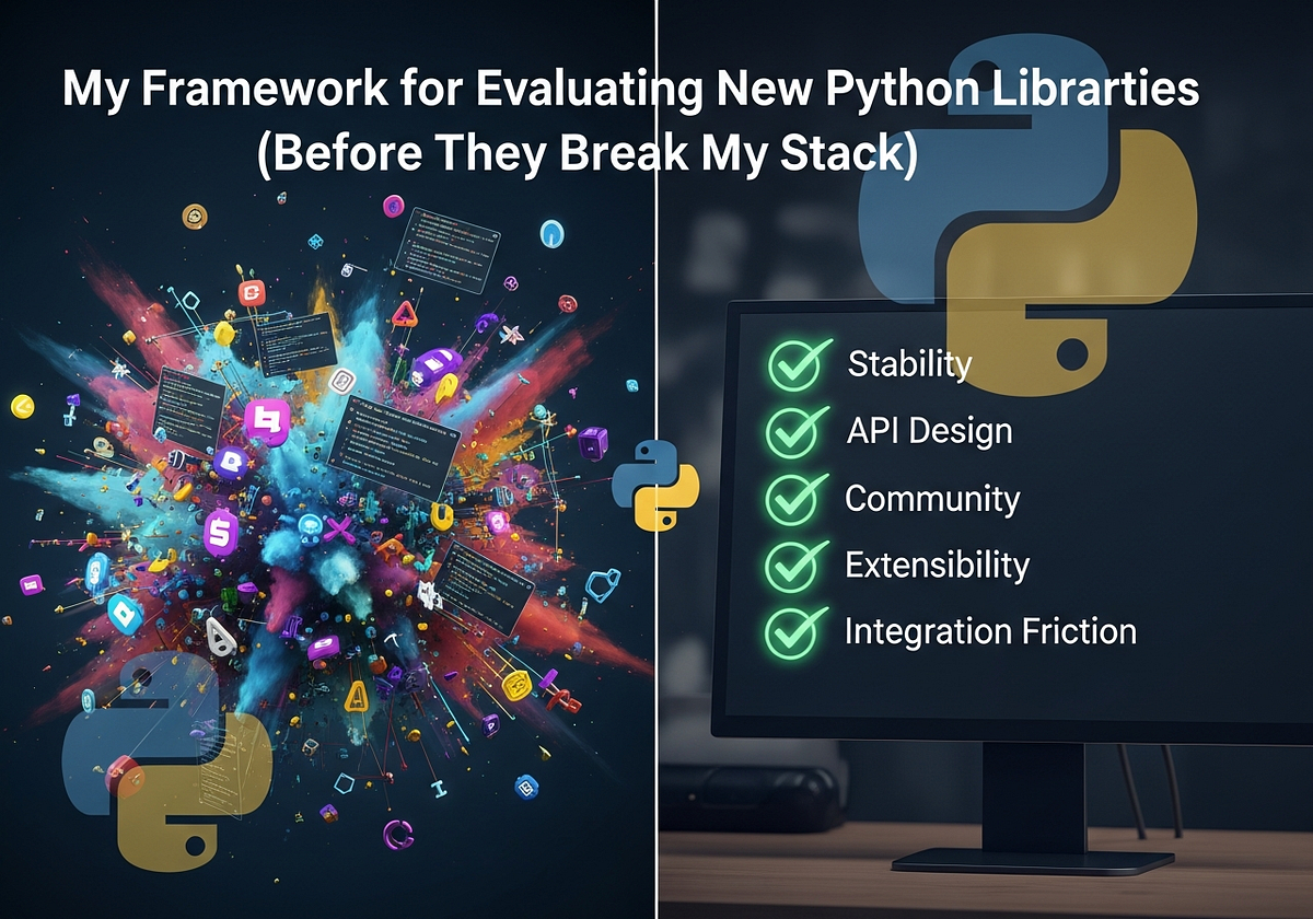 My Framework for Evaluating New Python Libraries (Before They Break My Stack) | by Michael ...