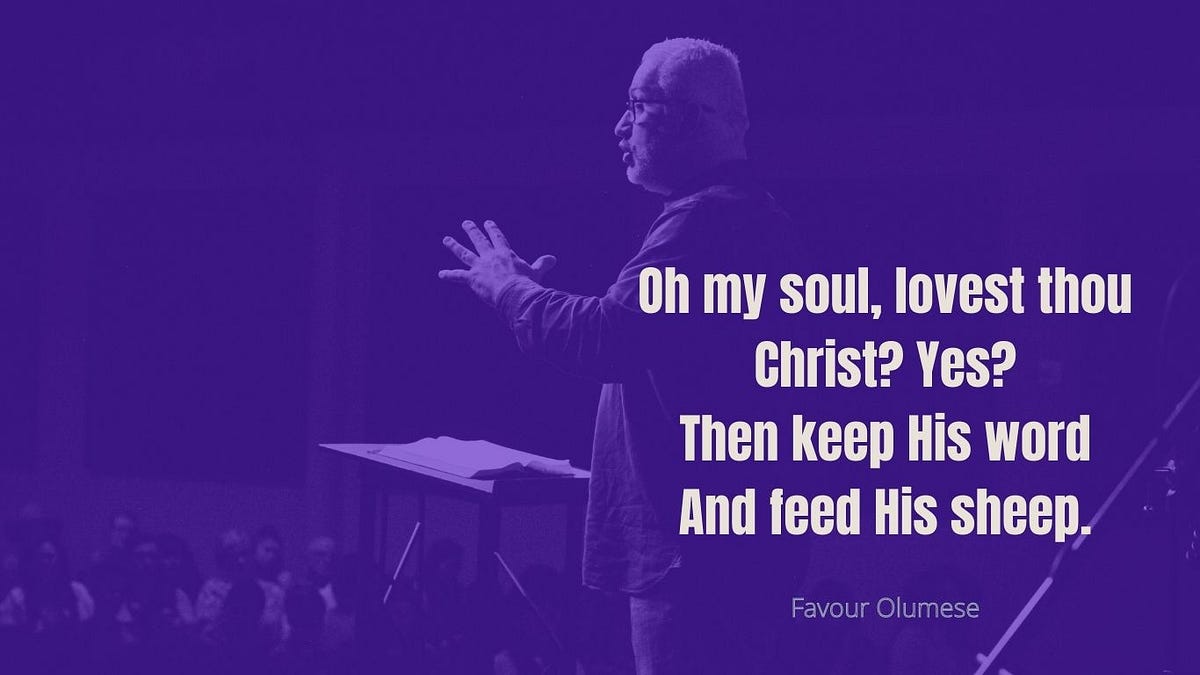 Lovest Thou He? (Poem). A soul searching question that looks… | by ...