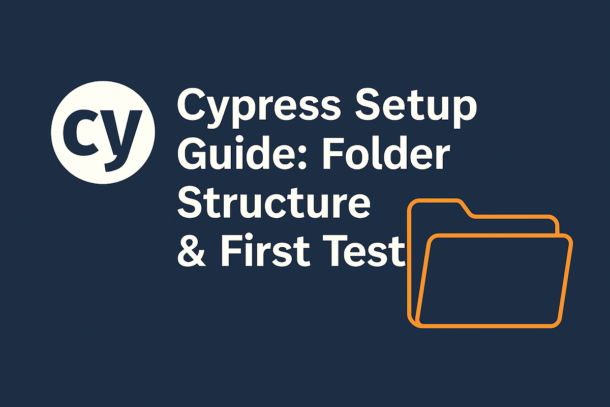 Cypress Setup: Folder Structure & First Test | Medium