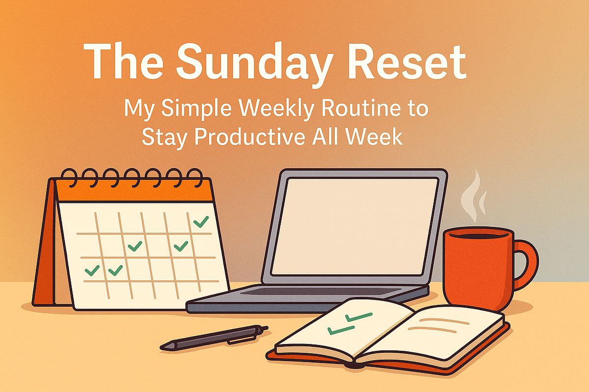 The Sunday Reset: My Simple Weekly Routine to Stay Productive All Week ...