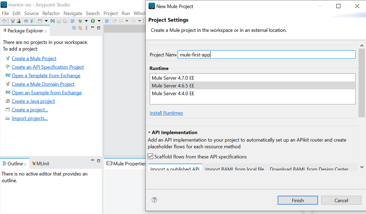 Create New Mule Application. Step 1: Open Anypoint Studio | by Prabhakar Murukuti | Jul, 2024 ...