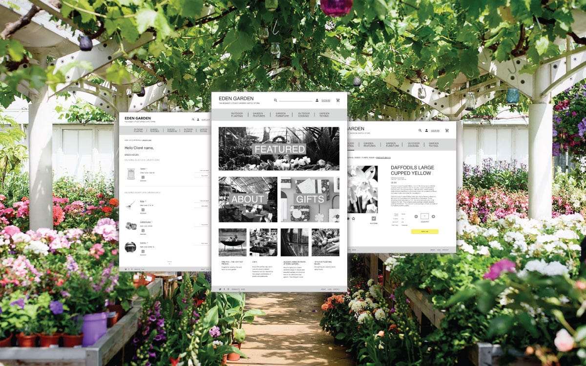 Eden Garden — A UX Case Study. An e-commerce site for an independent ...