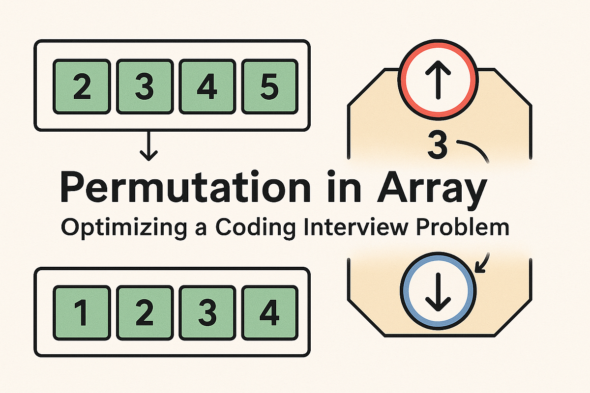 Python Interview Problem 2 : Can You Make This Array a Permutation? | by Rahul Mishra(AI ...